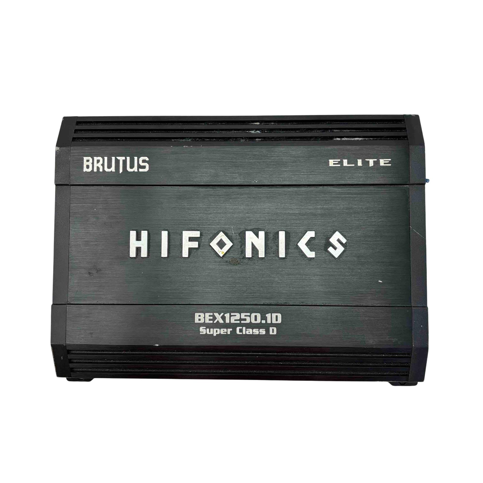 Hifonics Brutus Elite BEX1250.1D Super Class D 1200 Watt Mono Amplifier