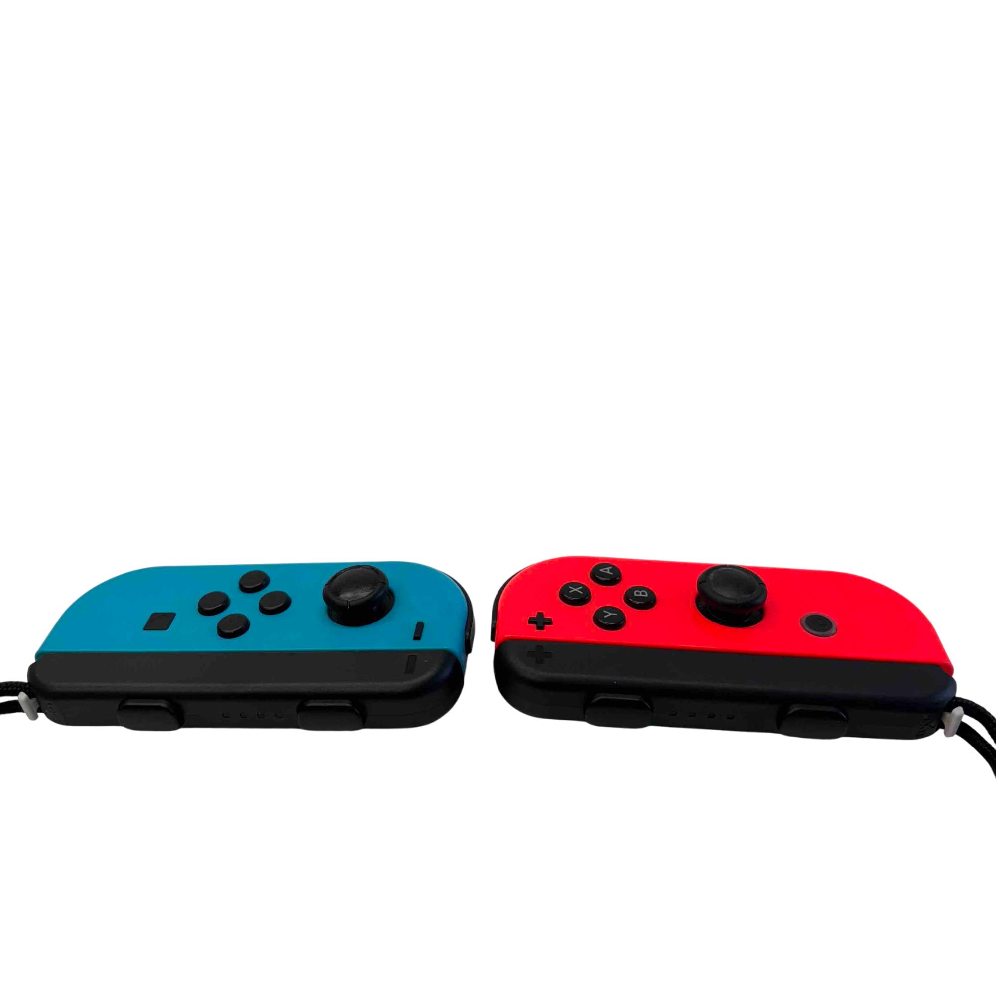 Nintendo Switch Joy-Con HAC-015 Controllers Neon Blue Neon Red