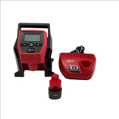 Milwaukee 2475-20 M12 12-Volt Lithium-Ion 120 PSI MAX Cordless Compact ...
