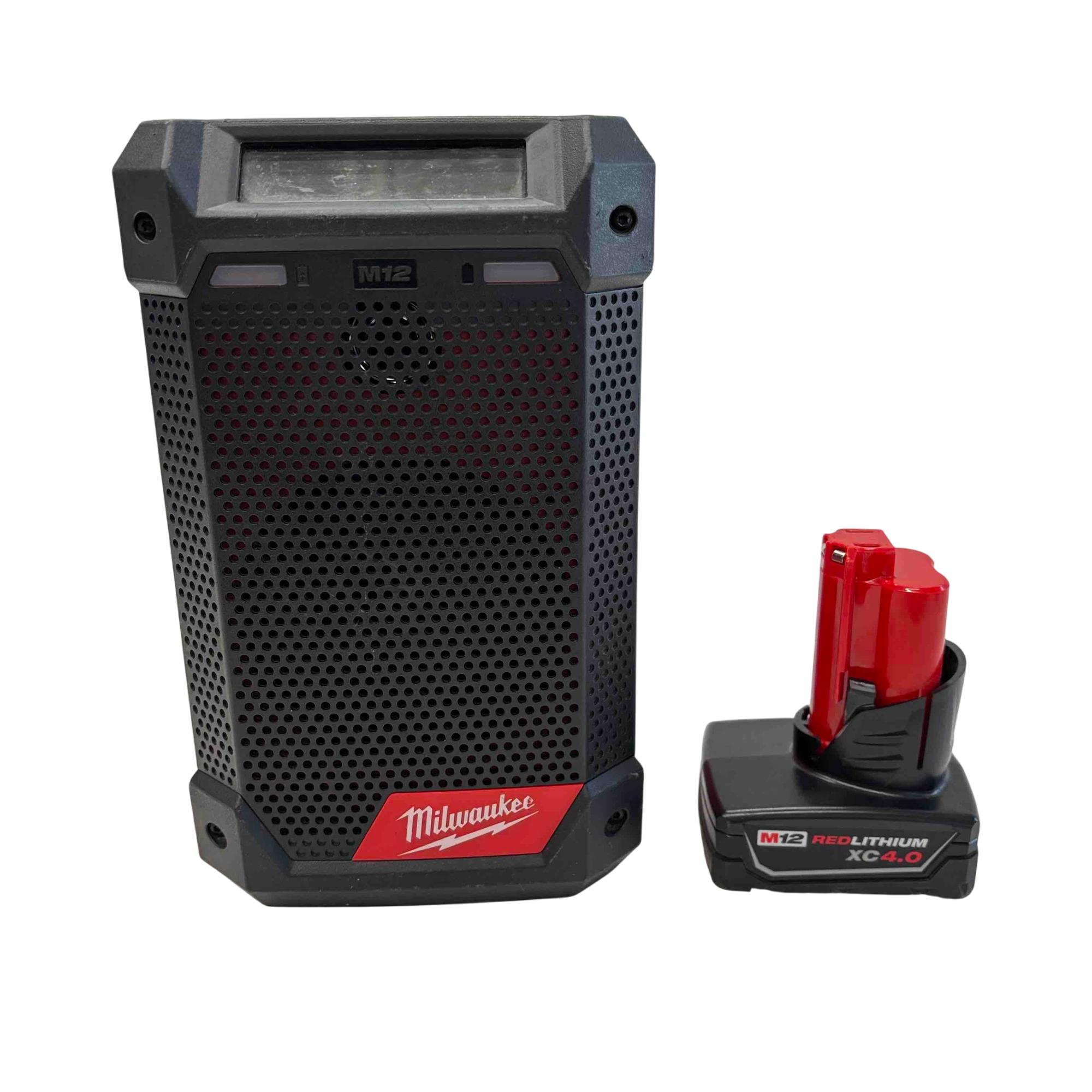 Milwaukee 2951-20 M12 12-Volt Lithium-Ion Cordless Bluetooth/AM/FM ...