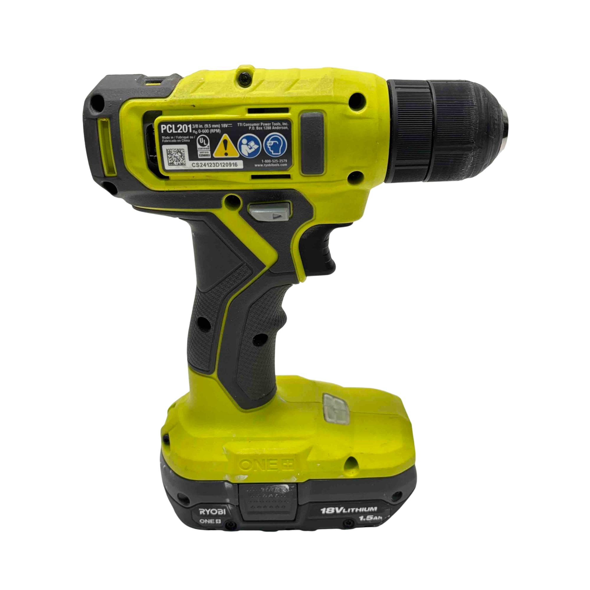 Ryobi PCL201 18V ONE Plus 3/8" Cordless Drill/Driver