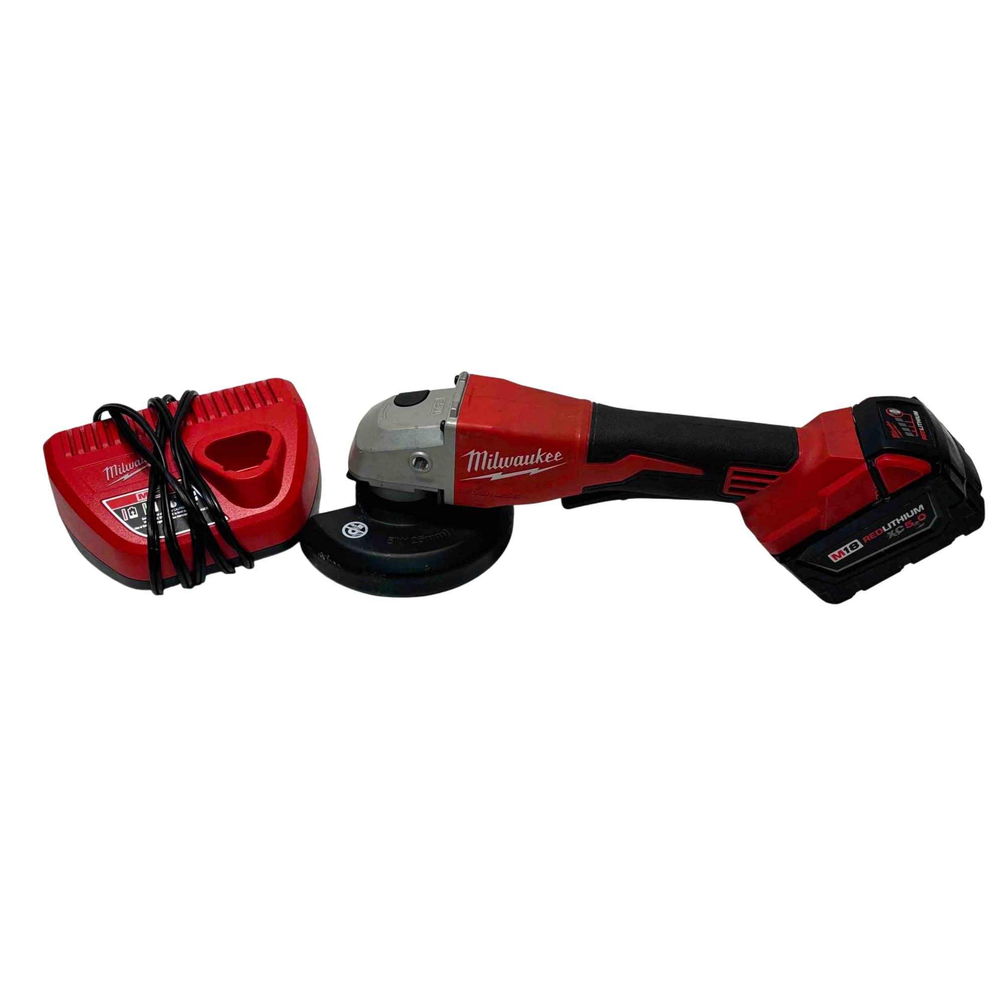 Milwaukee 2686-20 M18 18V Lithium-Ion Brushless 4-1/2"/5" Cordless Grinder