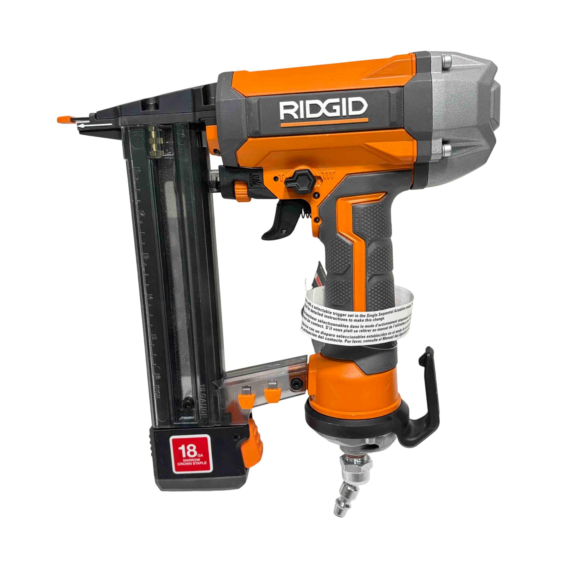 RIDGID R213BNF3 CLEAN DRIVE Technology Pneumatic 18-Gauge 2-1/8 in ...
