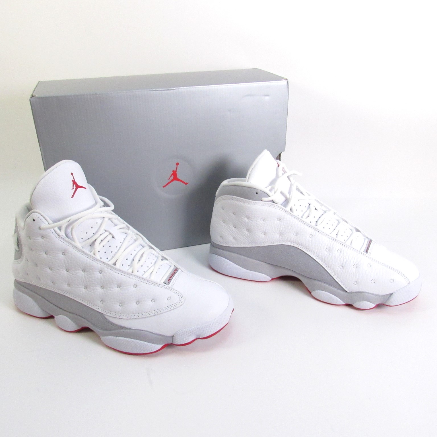 Nike Air Jordan 13 Retro 414571-160 Wolf Grey Men's Size US 10 Basketball Shoes