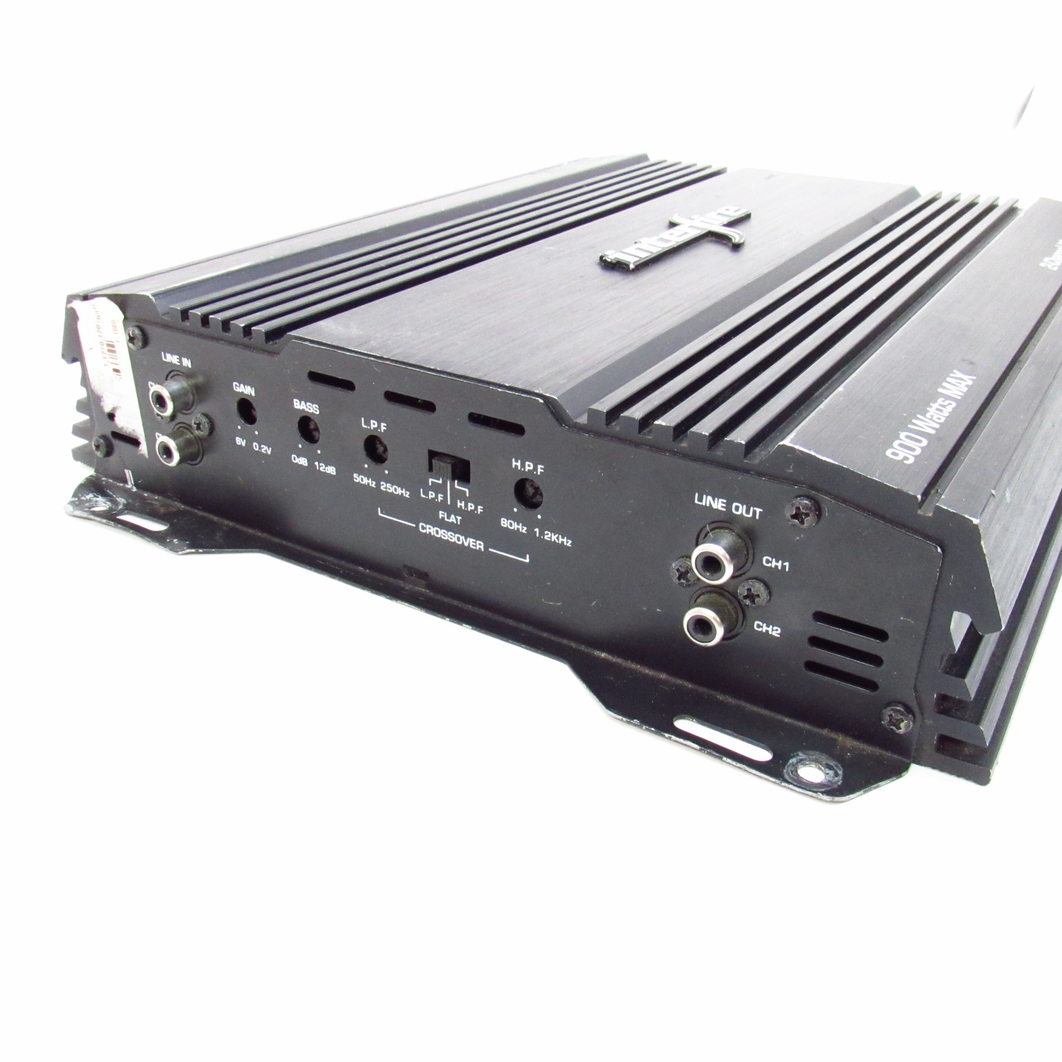 Interfire T-270 2-Channel MOSFET Bridgeable 900W Max Car Audio Amplifier