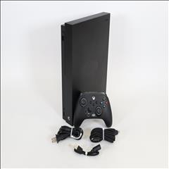 Microsoft Xbox One X 1787 1TB 4K Black Body Home Video Game Console - 0425