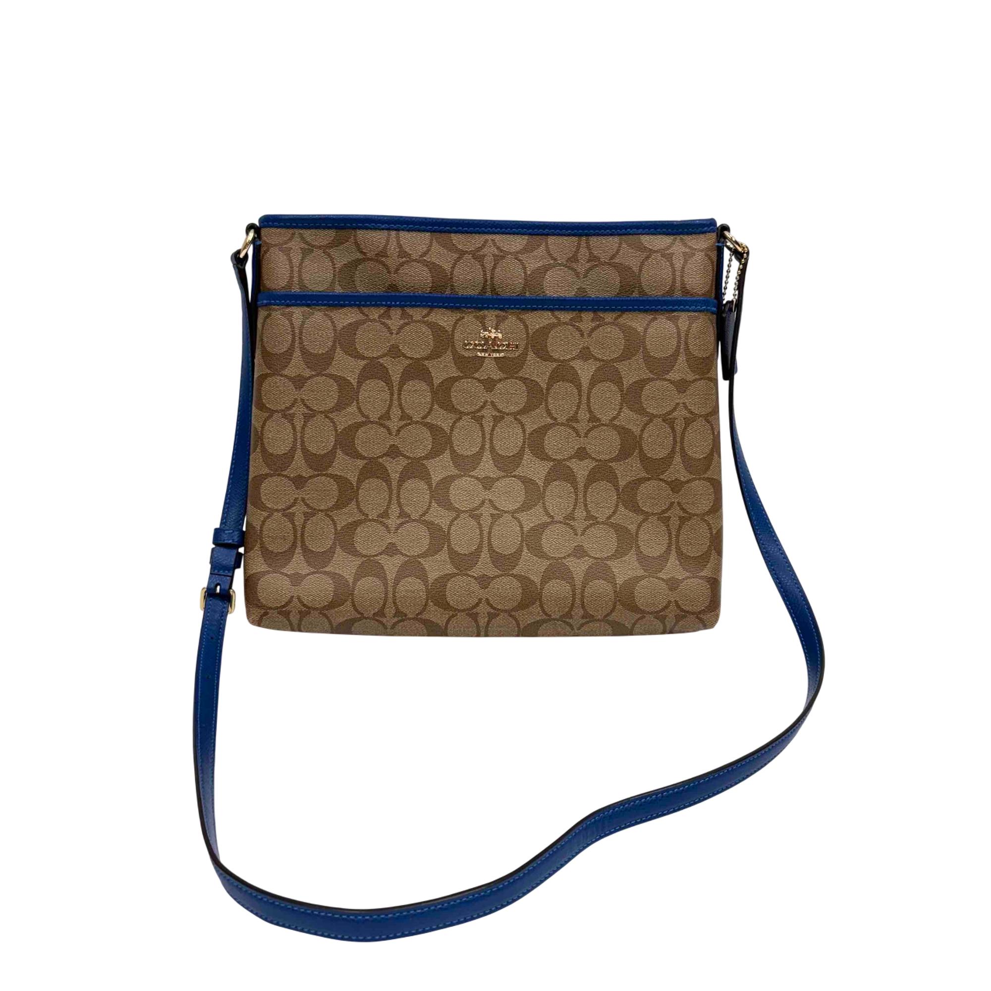 Coach F34938 Signature Coated Canvas Crossbody Bag