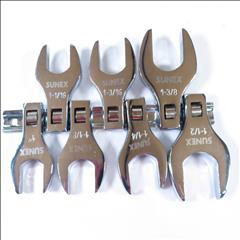 Sunex Tools 9720A 7-Piece 1/2 in. Drive Jumbo Fractional SAE Crowfoot ...