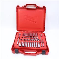 Milwaukee 48-22-9004 1/4" Drive SAE/Metric Ratchet and Socket Mechanics Tool Set