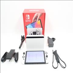 Nintendo HEG-001 Switch OLED Handheld Gaming Console - White Joy-Con - 3431