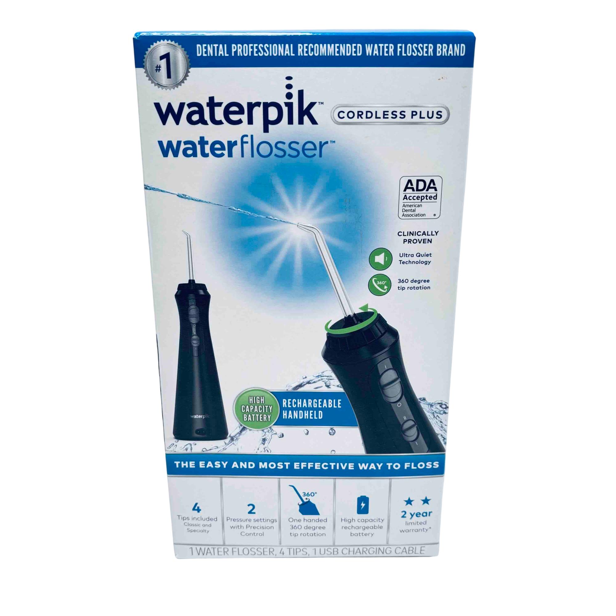 Waterpik Cordless Plus Water Flosser Model WP-462W Black