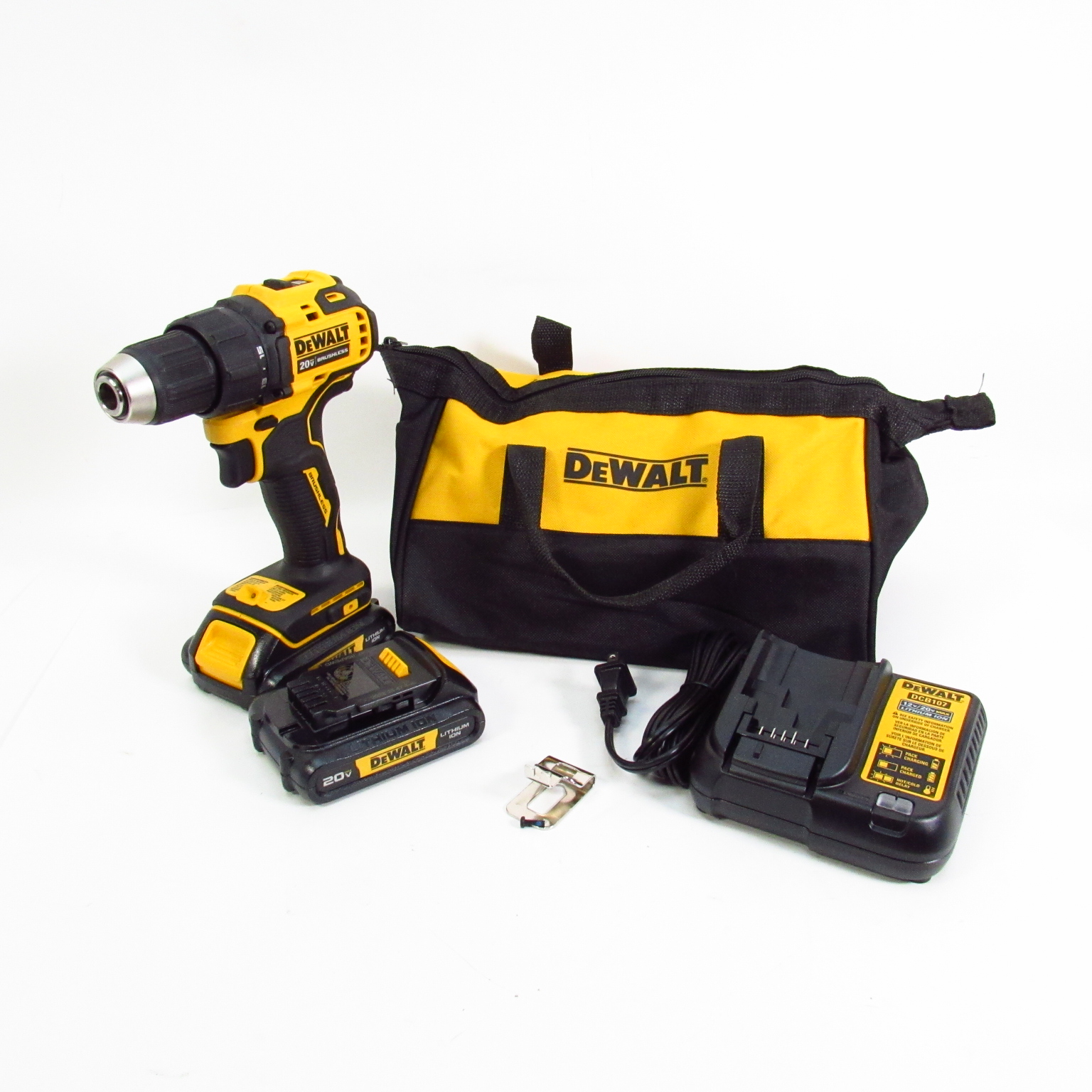 DeWalt Atomic Compact DCD708C2 20V Li-ion Brushless 1/2'' Drive Drill ...
