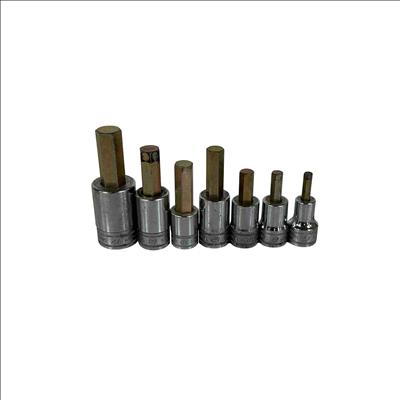 Snap-on Tools 307ESAMY 7 Piece 1/2" Drive Metric Hex Bit Socket Driver Set