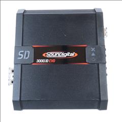 SounDigital 3000.1D EVO 3,000-Watt Monoblock Car Audio Amplifier