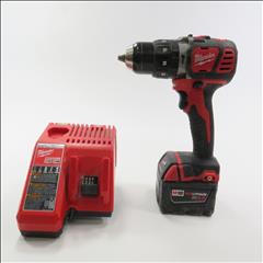 Milwaukee 2607-20 M18 18V Lithium-Ion Cordless 1/2" Hammer Drill Kit