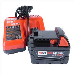 Milwaukee 48-11-1850 M18 18-Volt 5.0 Ah Li-Ion XC Extended Capacity ...