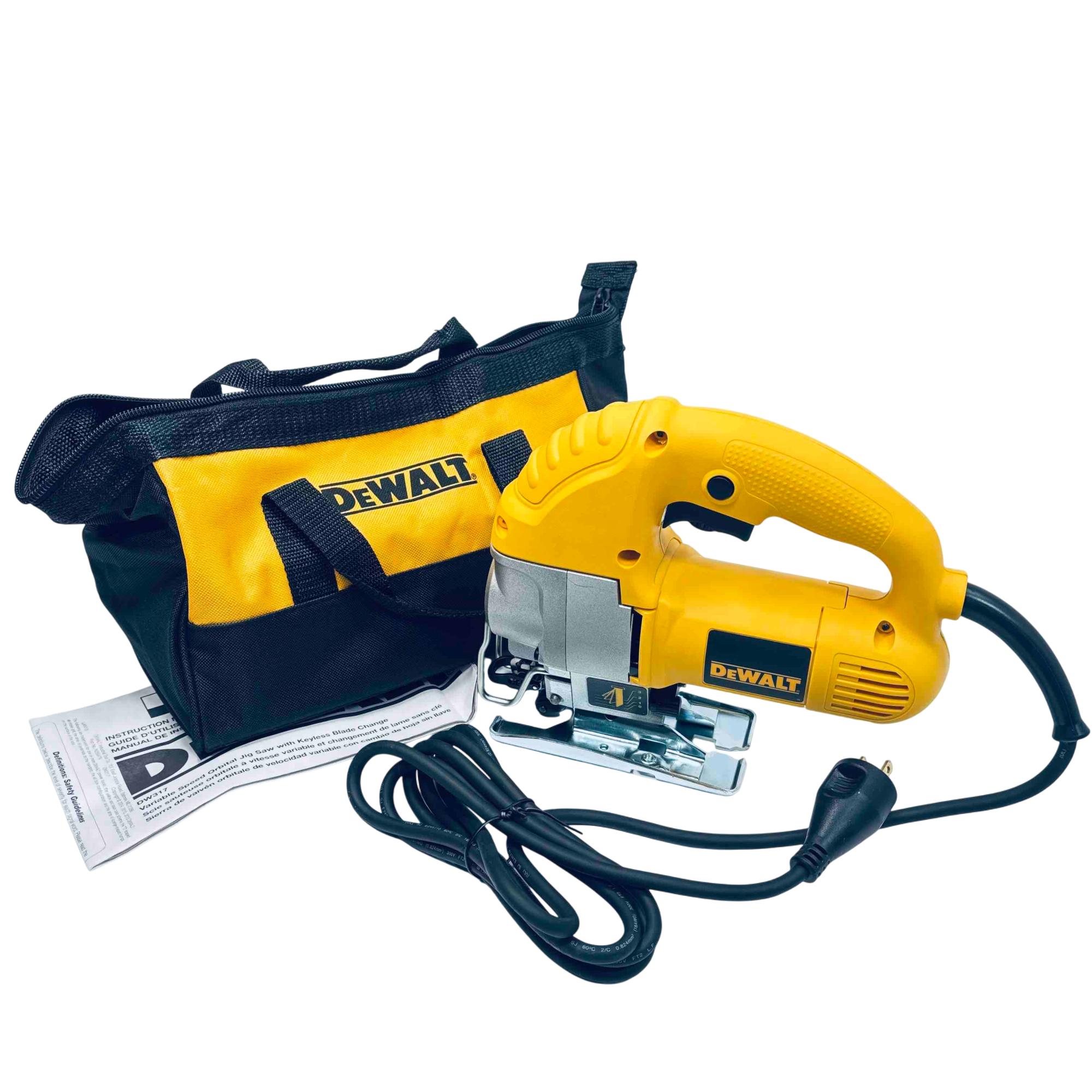 DeWalt DW317 Variable Speed Orbital Jig Saw 120V 5.5 Amps