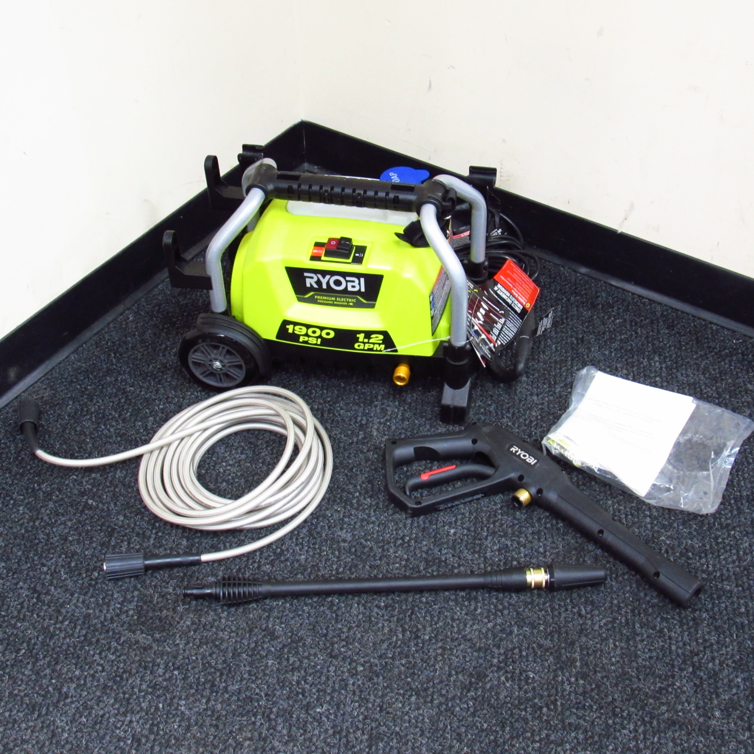 Ryobi RY1419MTVNM 1900-PSI Cold Water Electric Pressure Washer - Pick ...