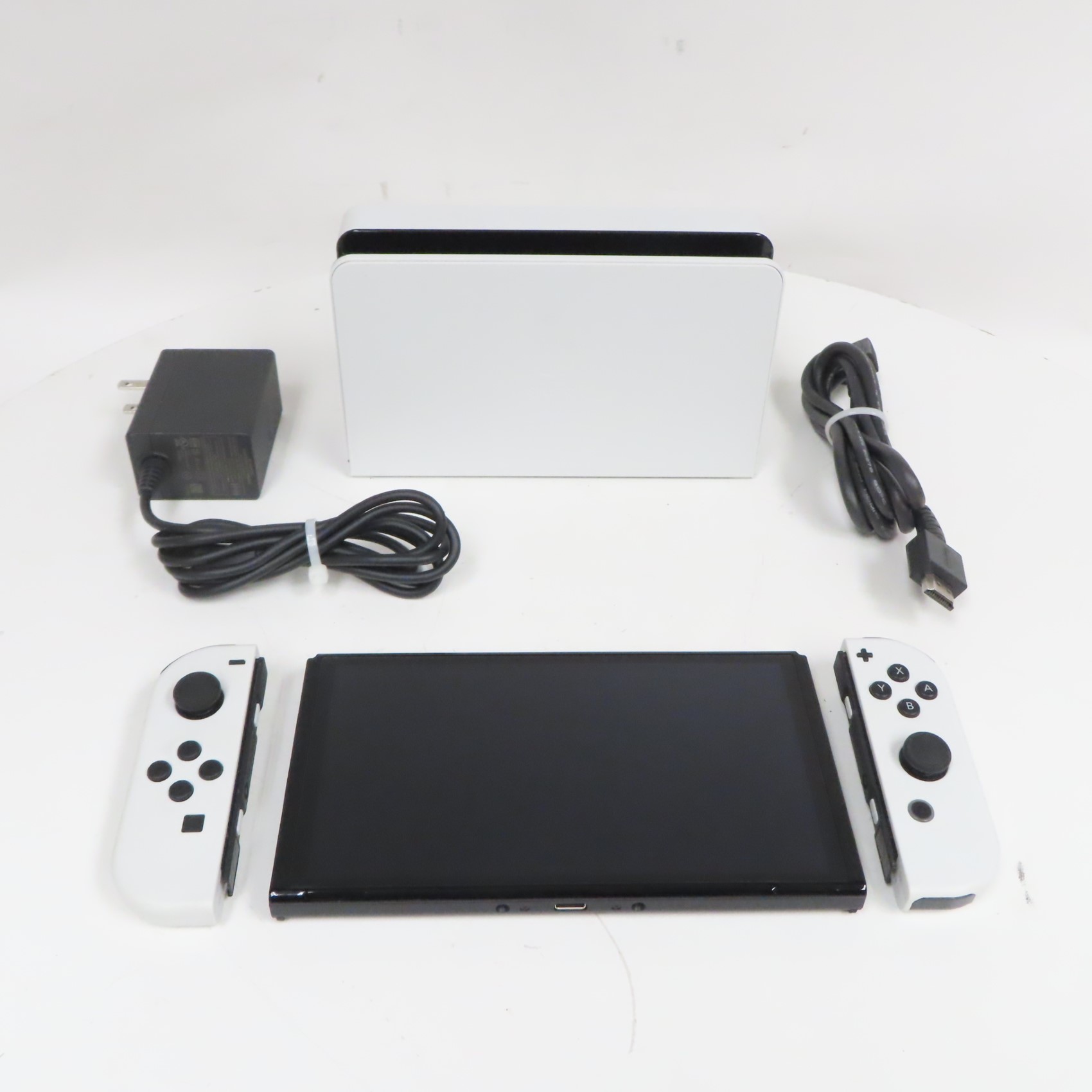 Nintendo Switch OLED HEG-001 64GB Video Game Console - White Joycons (9112)