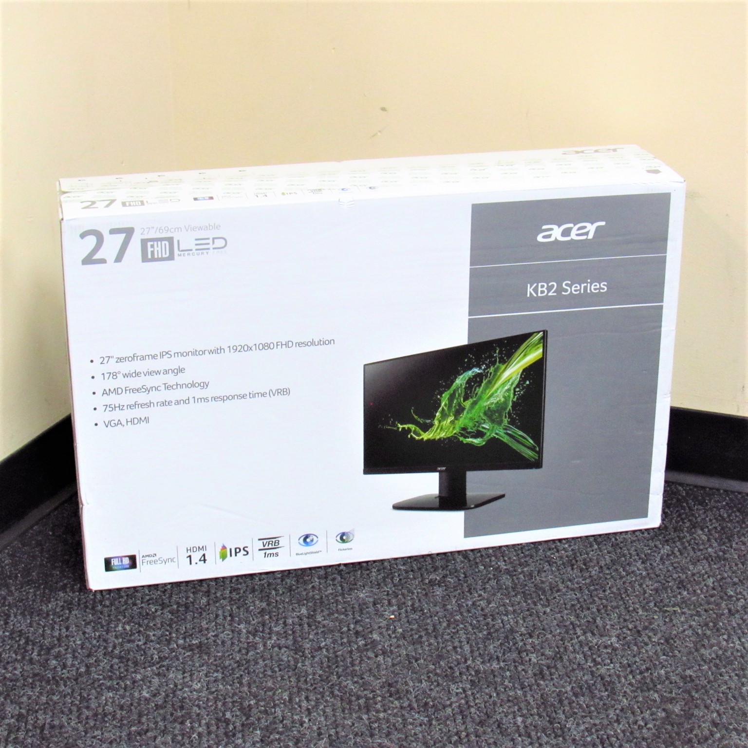 Acer KB2 Series FreeSync 1920x1080 1ms 27'' IPS Monitor - Local Pick-Up ...