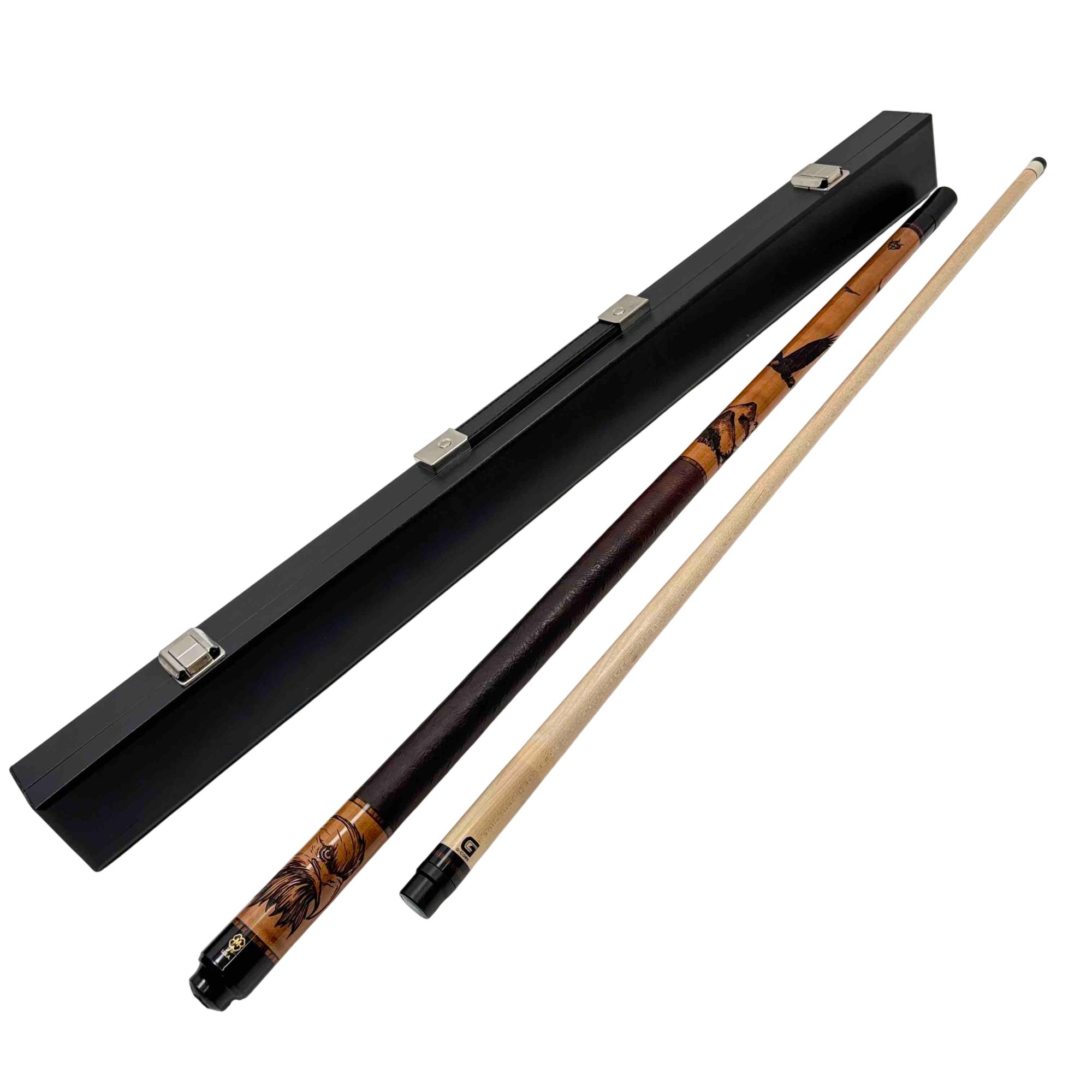 McDermott G438 Wildfire 3D Birds of Prey Two-Piece G-Core Shaft Pool Cue
