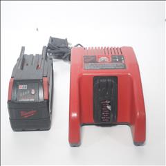 Milwaukee 48-59-2801 V28 Li-Ion Battery Charger 0411 & 48-11-2830 ...