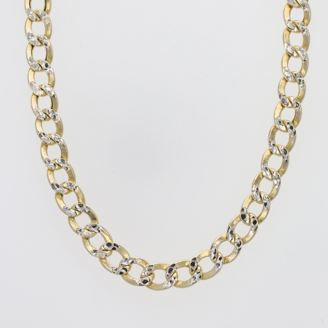 4.5mm Diamond-Cut Curb Link Chain 22.25