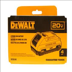 DeWalt DCB240 20V MAX Compact Lithium-Ion 4.0Ah Battery Pack