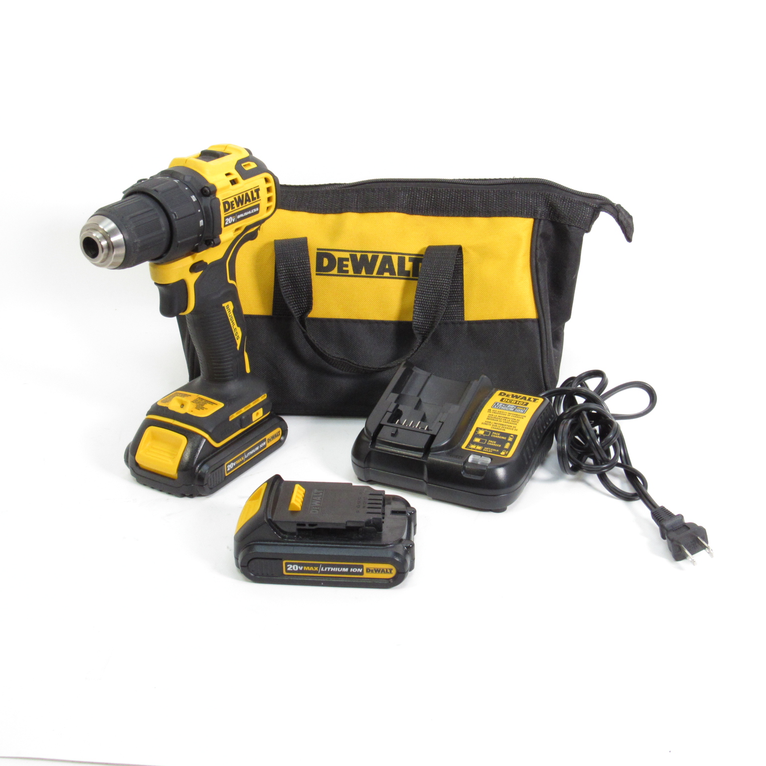 DeWalt DCD708 20V Lithium-ion 1/2'' Drive Cordless Drill/Driver Kit