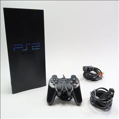 Sony PlayStation 2 SCPH-50001 Black Body Home Video Game Console 4980