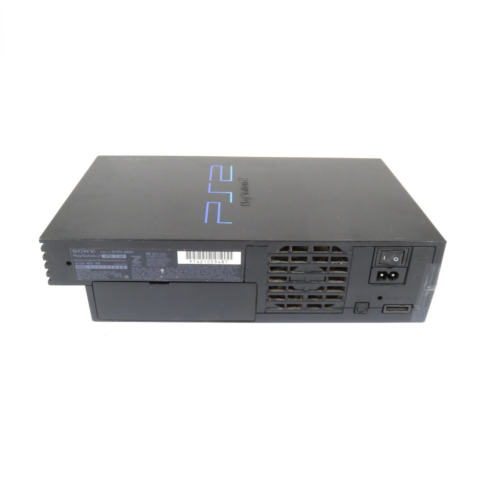 Sony PlayStation 2 SCPH-39001 Black Body Home Video Game Console 1165