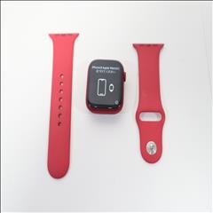 Apple Watch Series 7 A2477 Red 45mm Smart Watch / Red Aluminum Case ...