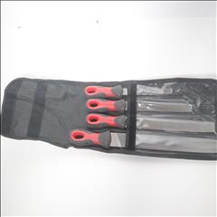 Snap-on Tools 4-Piece Red & Black Bastard Cut Mill File Set 6MA/8MA ...
