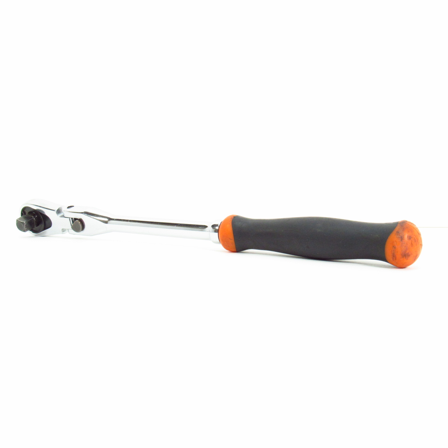 Matco Tools BFR128LFM 3/8'' Drive Flex-Head Ratchet - Orange Handle