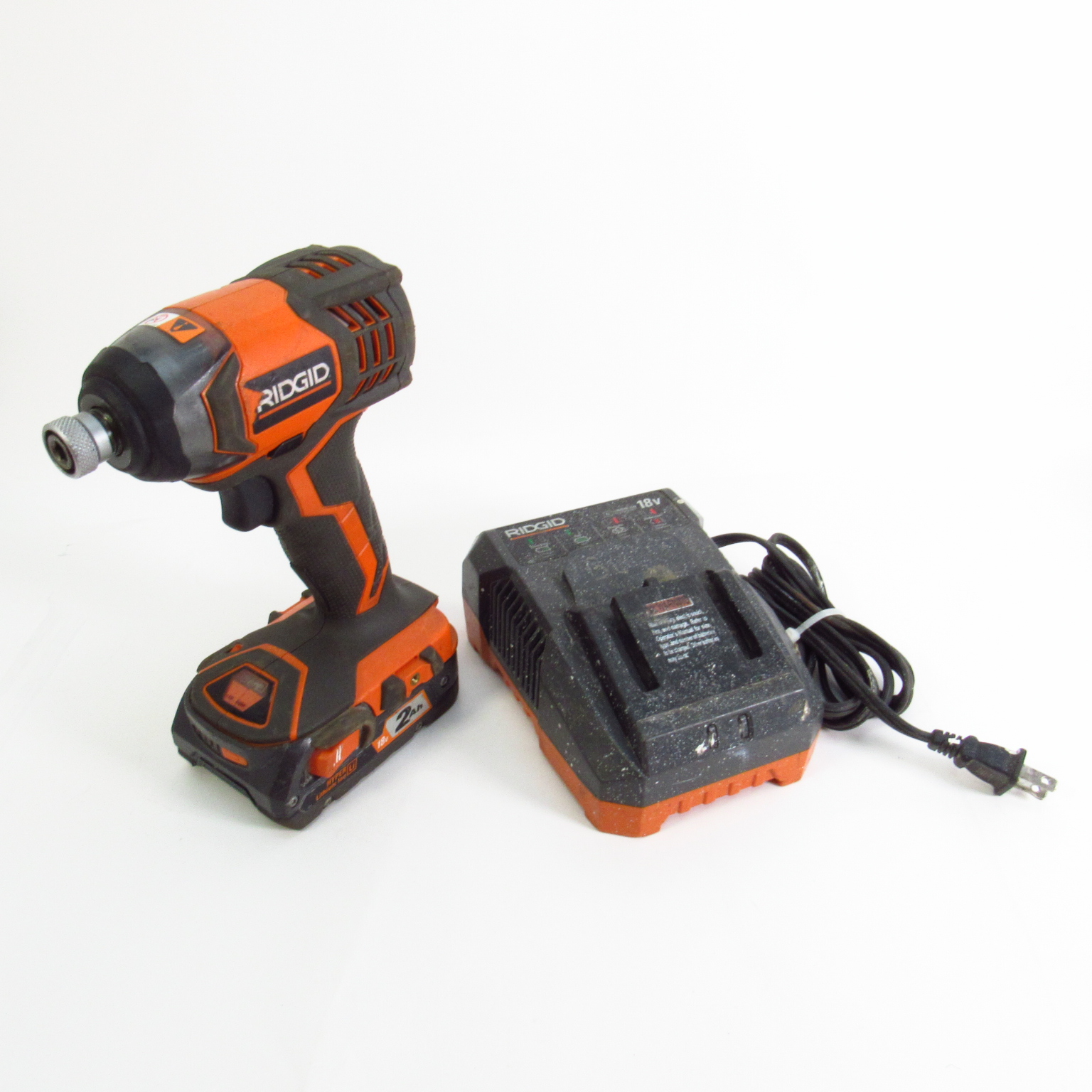 Ridgid R86034 18V Lithium-ion Cordless 1/4'' Drive Impact Driver Kit