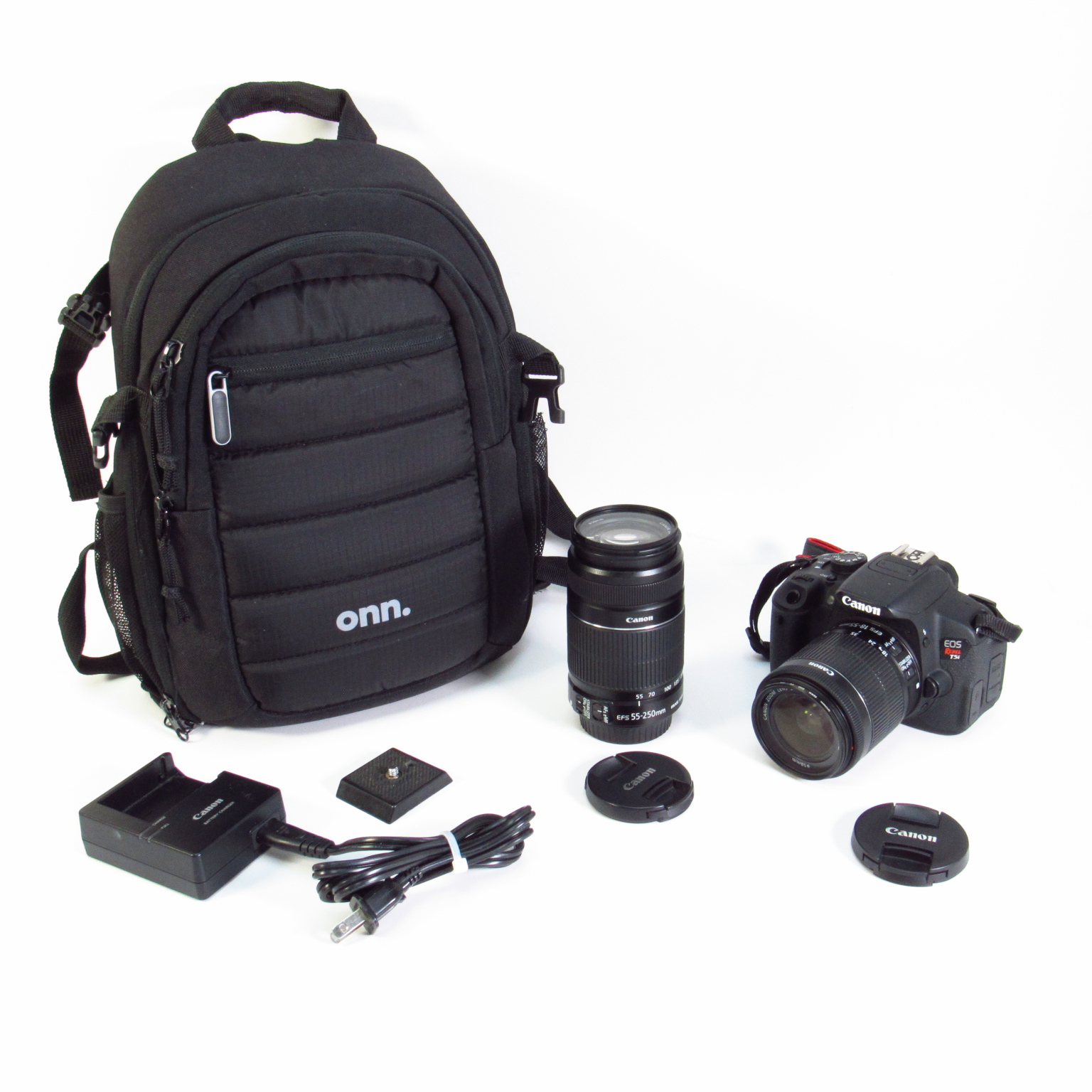 Canon EOS Rebel T5i DS126431 18MP Digital SLR Camera & 18-55mm/55-250mm ...