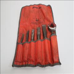 Snap-on Tools 7-Piece Flat Chisel Set / Six Flat Chisels & Punch ...