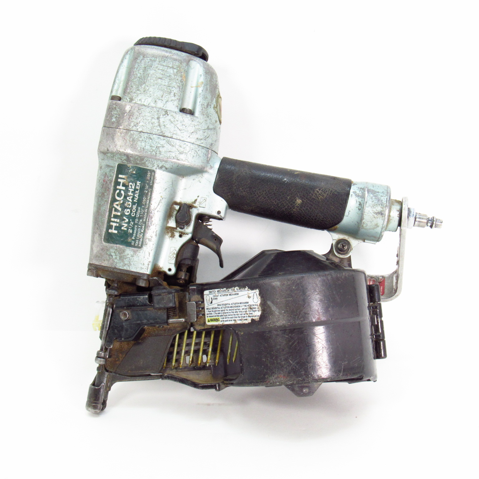 Hitachi Tools NV65AH2 2-1/2'' Air Pneumatic Coil Siding Nailer