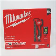 Milwaukee 2448-20 M12 12V Cordless Cable Stapler