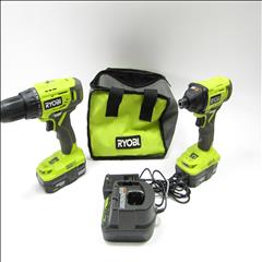 Ryobi ONE + 18V Cordless 2-Tool Combo Kit P1817