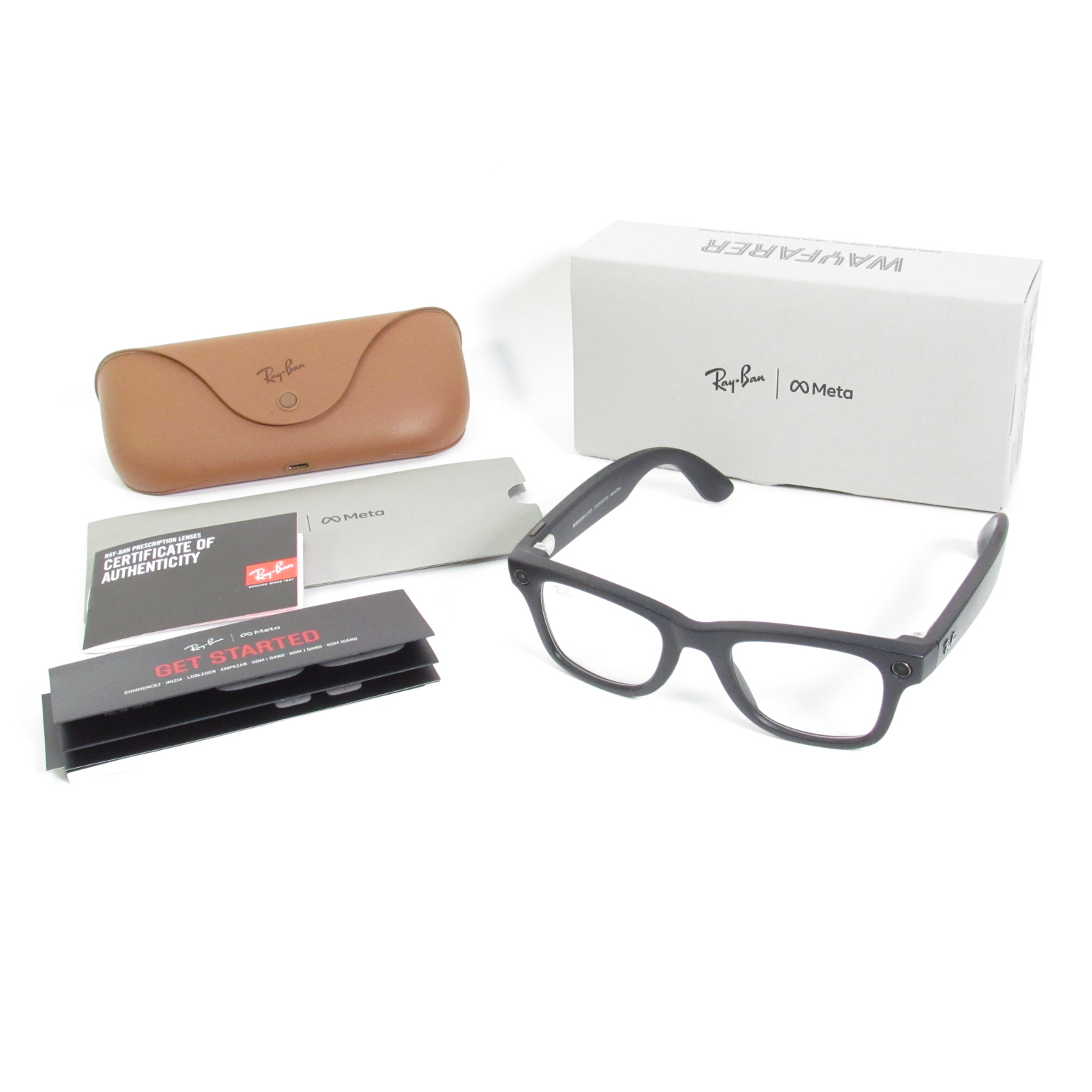 Ray-Ban Meta Wayfarer (RW4006) Smart Glasses - Black Frames - Local ...