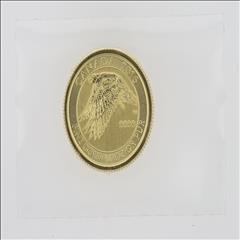 2016 Canada White Snow Falcon Elizabeth II $10 1/4 Oz. .9999 Fine Gold Coin