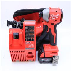 Milwaukee 3650-20 M18 18V Li-Ion Brushless Cordless 1/4" Compact Impact ...