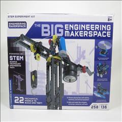Thames & Kosmos The Big Engineering Makerspace 258 Pieces STEM Experiment Kit