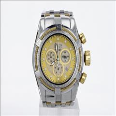Invicta Reserve Bolt Mother of Pearl Dial Diamond Bezel Chronograph Men ...