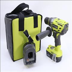 Ryobi P251 ONE+ 18V Lithium-Ion Cordless Brushless 1/2" Hammer Drill/Driver