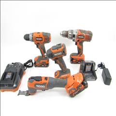 Ridgid Impact Driver / Multi Tool / Hammer Drill / Drill Driver Kit R860052