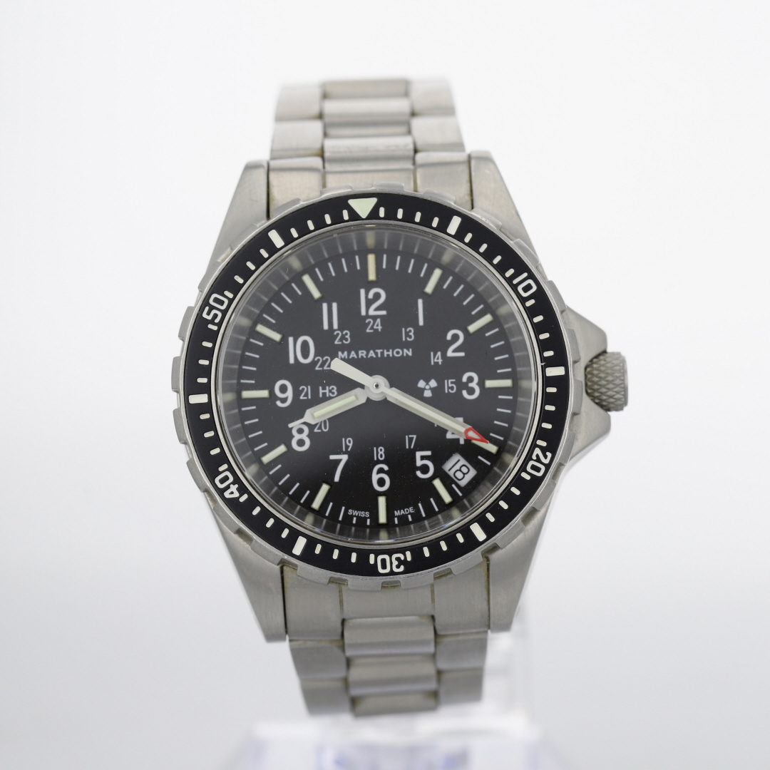 Marathon MSAR Diver's 36mm Black Dial Quartz Stainless Steel Men's ...