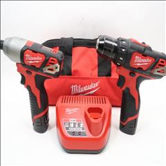 Milwaukee 2494-22 12V Lithium-Ion Cordless Drill Driver/Impact Driver Combo