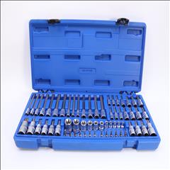 Cornwell CBSMTH62S 62 Piece 1/4-3/8"-1/2" Drive Master Deluxe Star/Hex ...